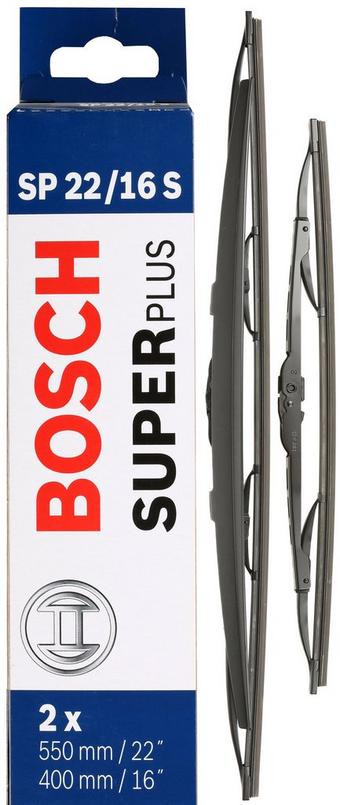 Bosch SP22 16S Wiper Blades Front Pair Halfords UK