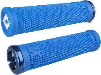 ODI Ruffian XL v2.1 Lock On MTB Grips, 135mm, Blue | Halfords UK
