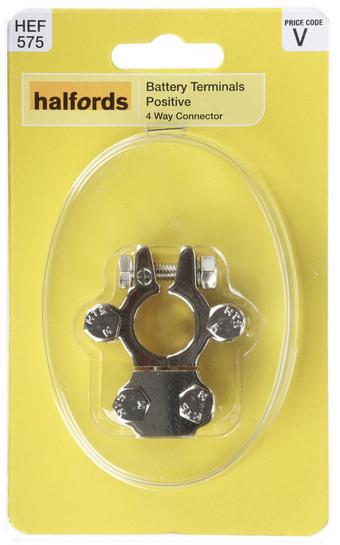 Halfords Battery Terminal Positive 4 Way Connector | Halfords IE