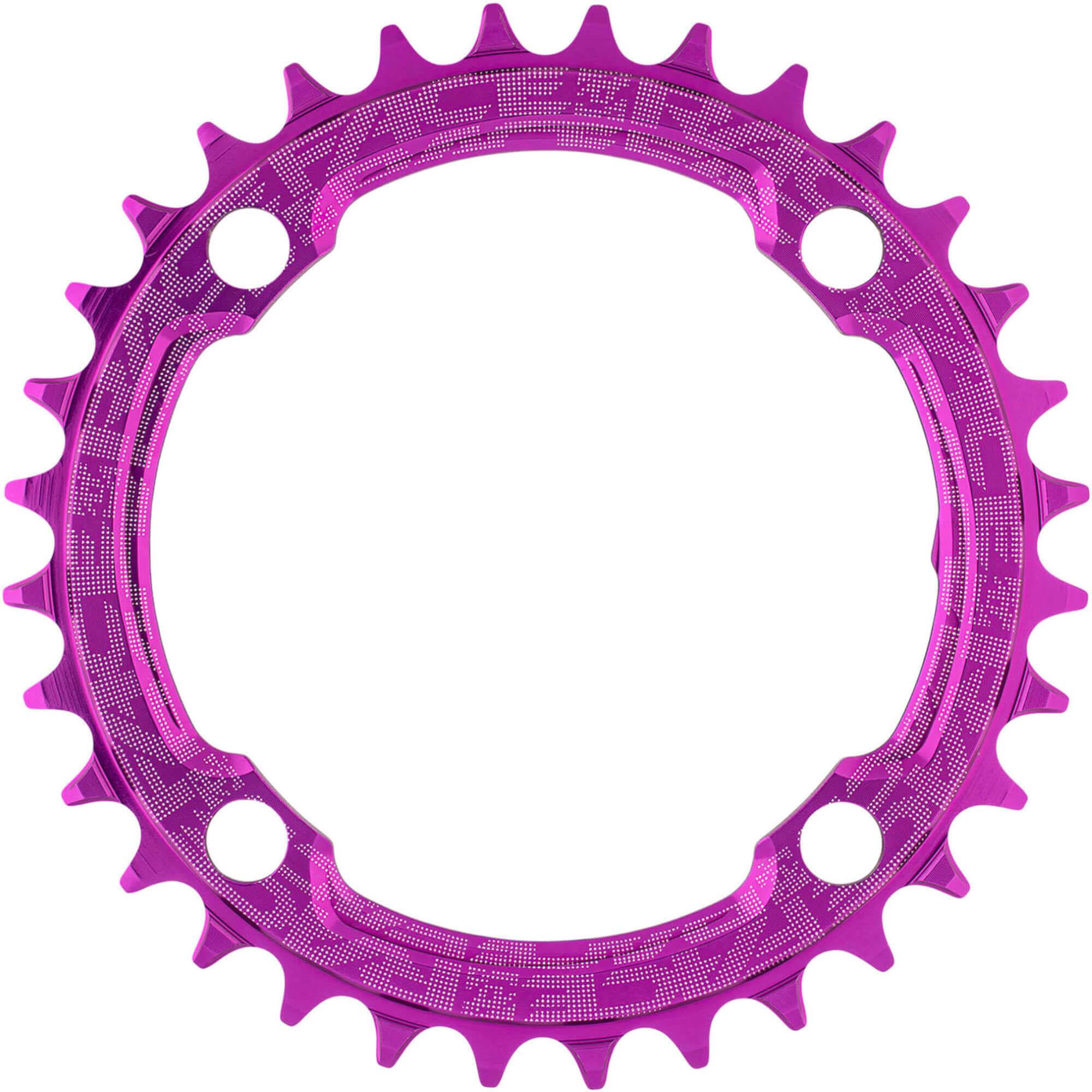 Race Face 1x Narrow Wide Single Chainring 104 BCD, 30T, Purple ...