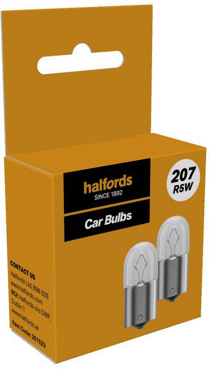 Halfords 207 R5W Car Bulb Twin Pack Halfords UK