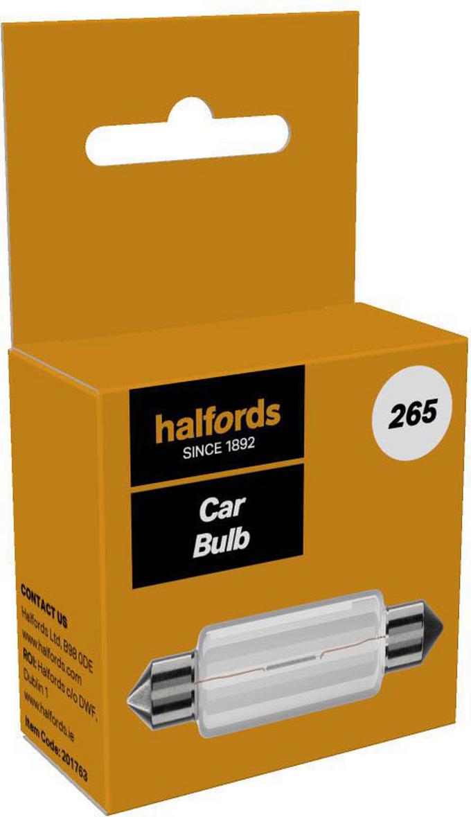 Halfords bulbs by reg store