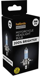 Halfords Advanced 200 H4 472 Motorcycle Headlight Bulb Halfords UK