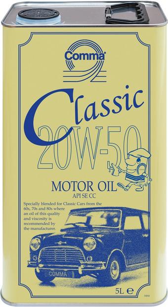 Comma Classic Motor Oil 20W-50 - 5L | Halfords UK