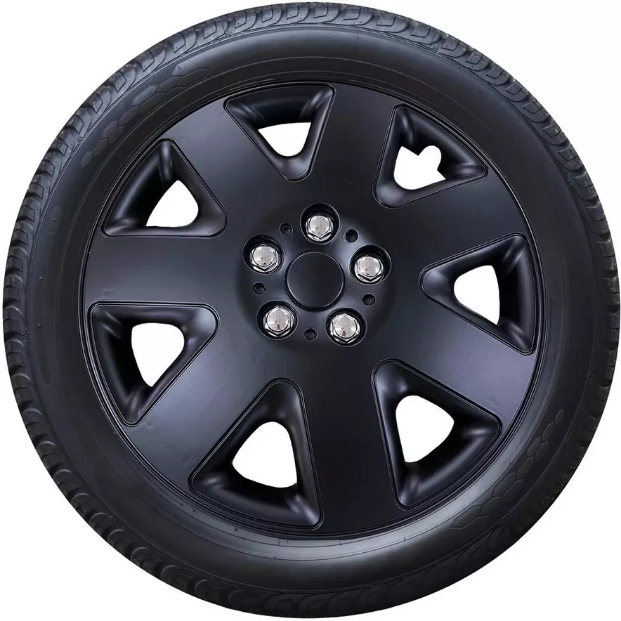 16 Inch Orion Black Wheel Trim Set Halfords UK