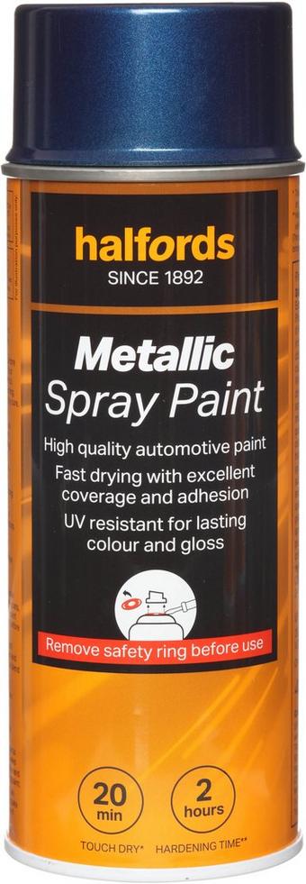 Halfords M3-350 Blue Metallic Car Spray Paint - 400ml | Halfords UK