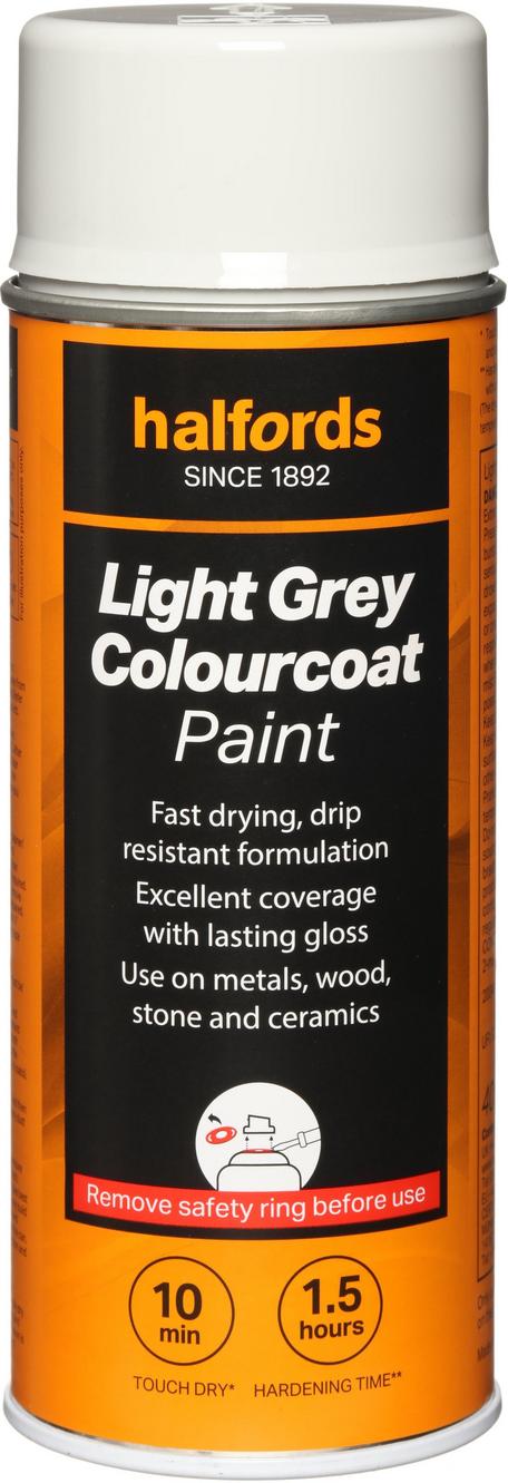 Halfords Colourcoat Racking Grey 400ml Halfords UK
