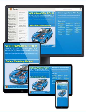 Haynes Online Manual VW Polo 2000-Jan 02 - 1 Year | Halfords UK