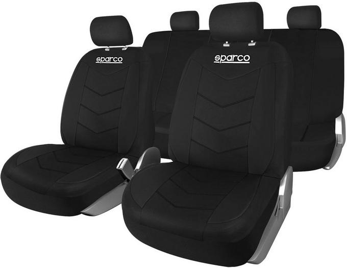 Seat Cover Black Black Polyester Halfords UK
