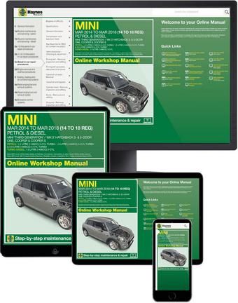 Haynes Online Manual Mini 2014-18 - Days | Halfords UK