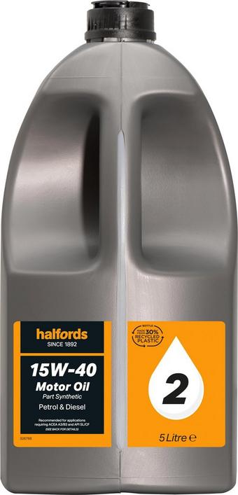 Halfords 15W40 N2 5L | Halfords UK