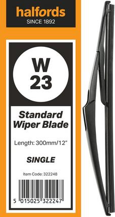 Halfords W23 Wiper Blade Single Halfords UK