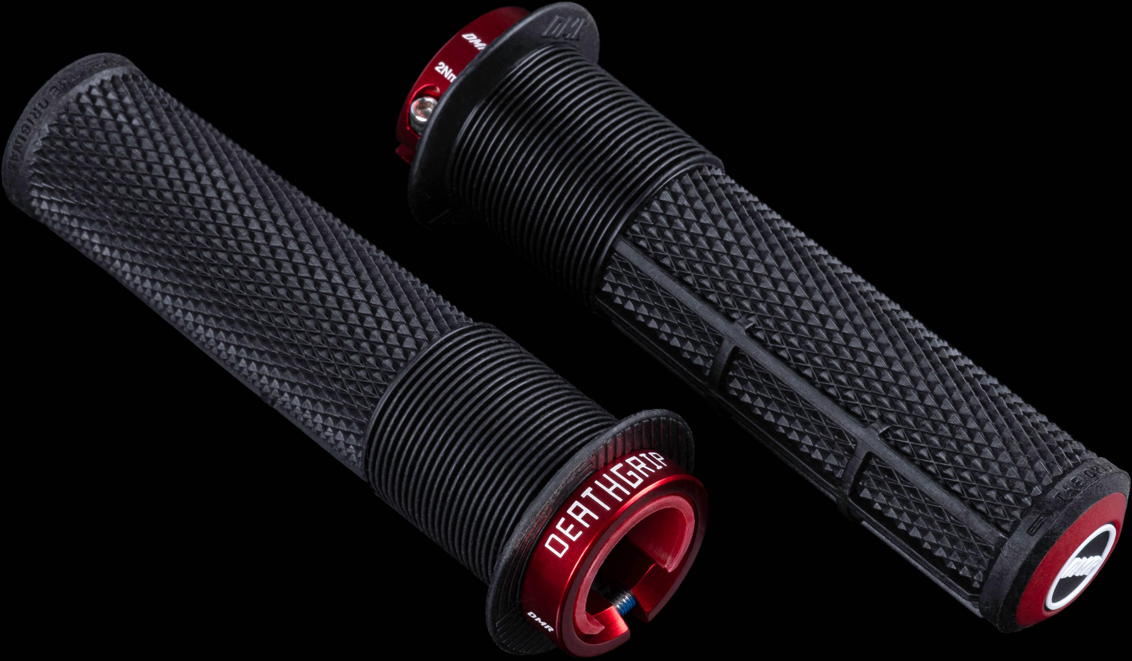 DMR DeathGrip 2 Race Flange Grips, Black Thin | Halfords UK