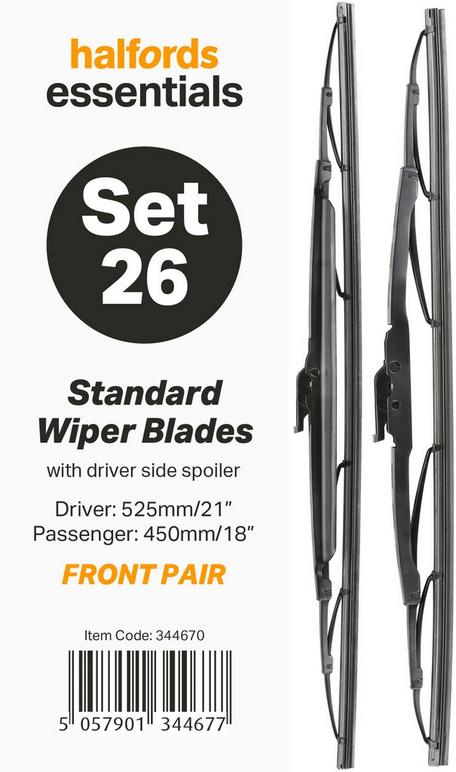 Halfords wiper blades store