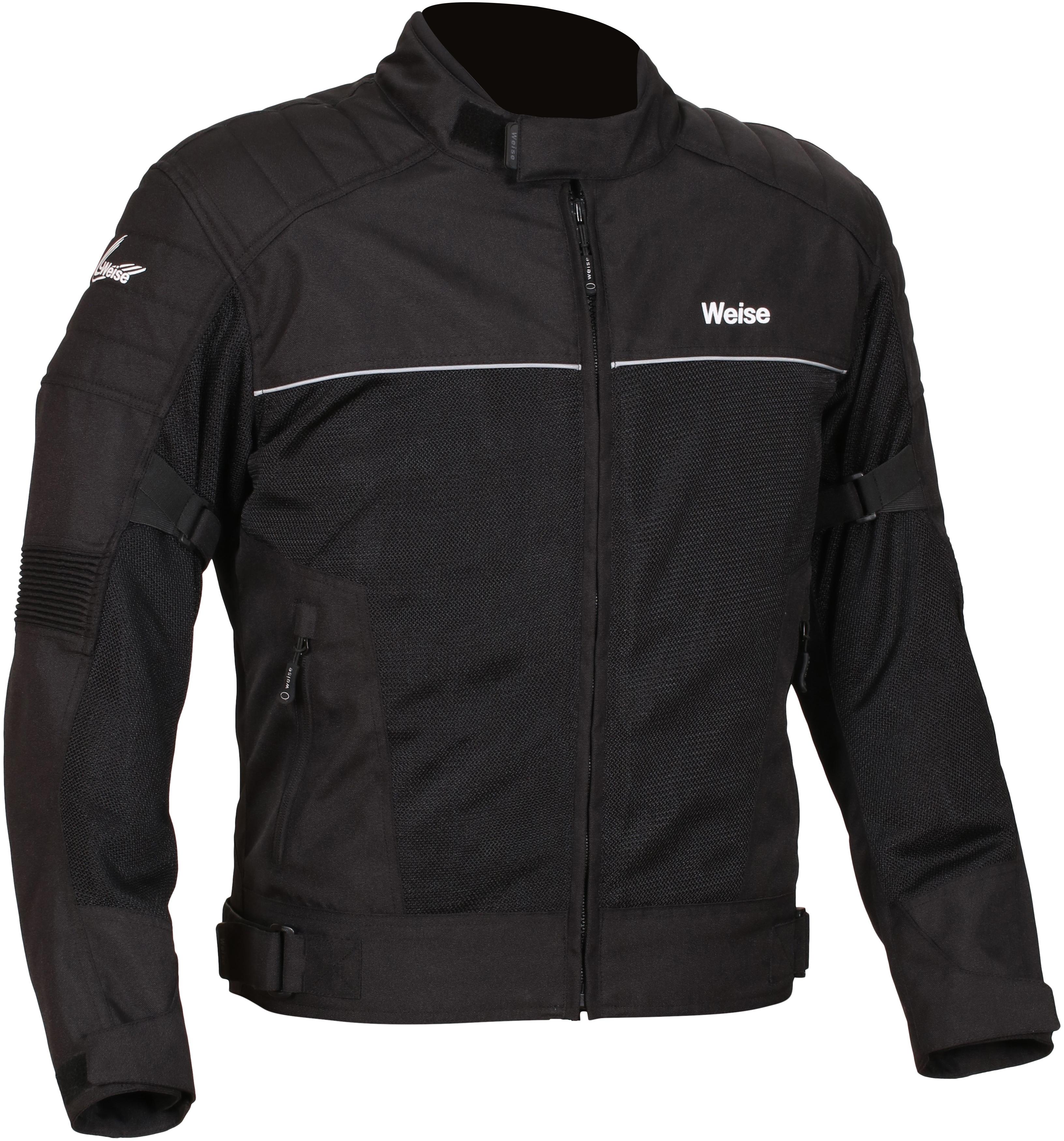Weise Scout Motorcycle Jacket - Black, M | Halfords UK