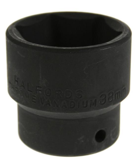 24mm Halfords Advanced 1/2" Drive Air Impact Shallow Socket Pt Tool Inc ...
