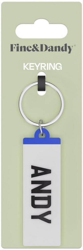 Fine and Dandy Andy Number Plate Keyring | Halfords UK