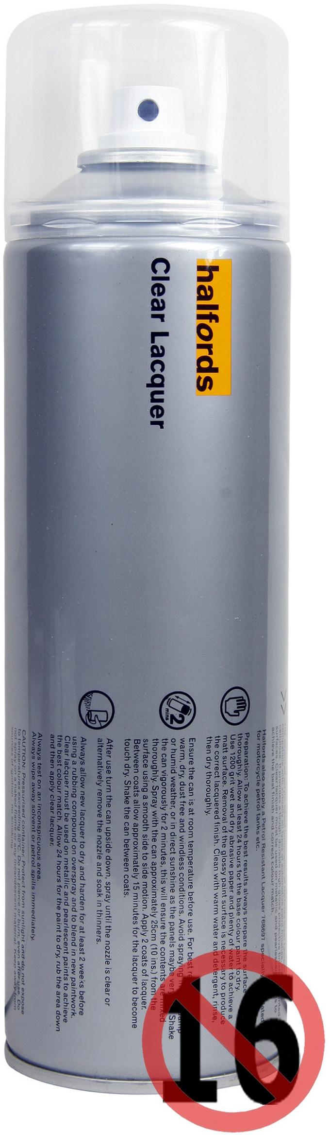 Clear plastic spray store
