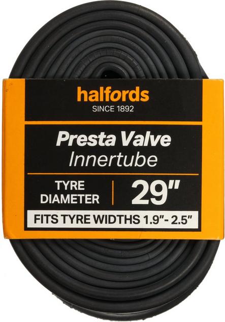 Halfords Presta Bike Inner Tube 29 x 1.9 2.5