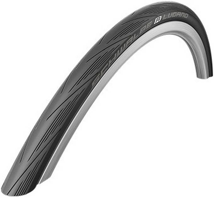 Schwalbe Lugano Folding Bike Tyre 700 x 25c Black Halfords UK