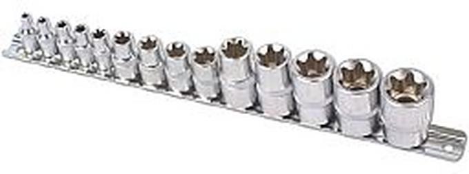 Laser Star Socket Set 1 4 D 3 8 D 1 2 D 14pc Halfords UK