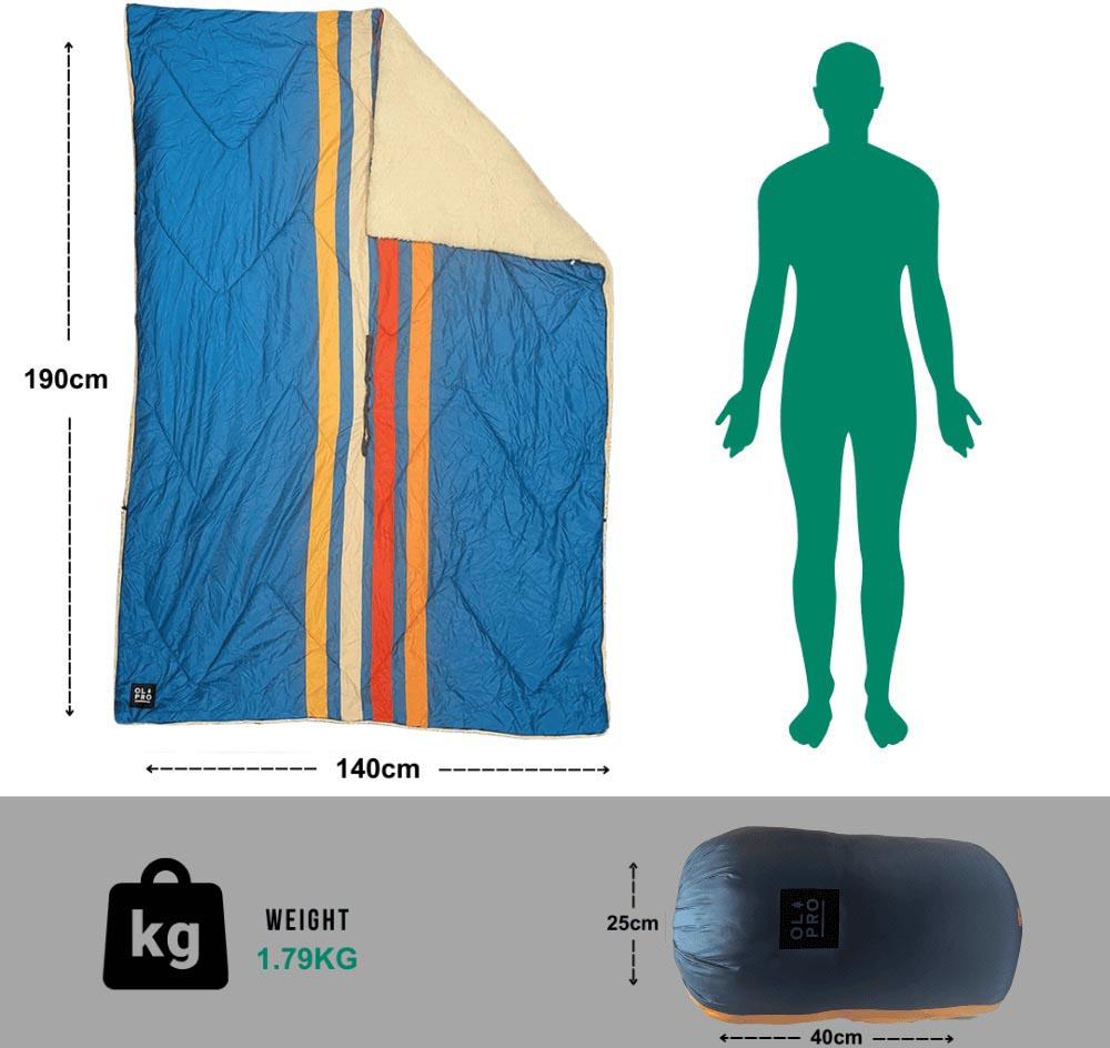 Olpro Blanco Outdoor Blanket (Seaside Sundown) | Halfords UK