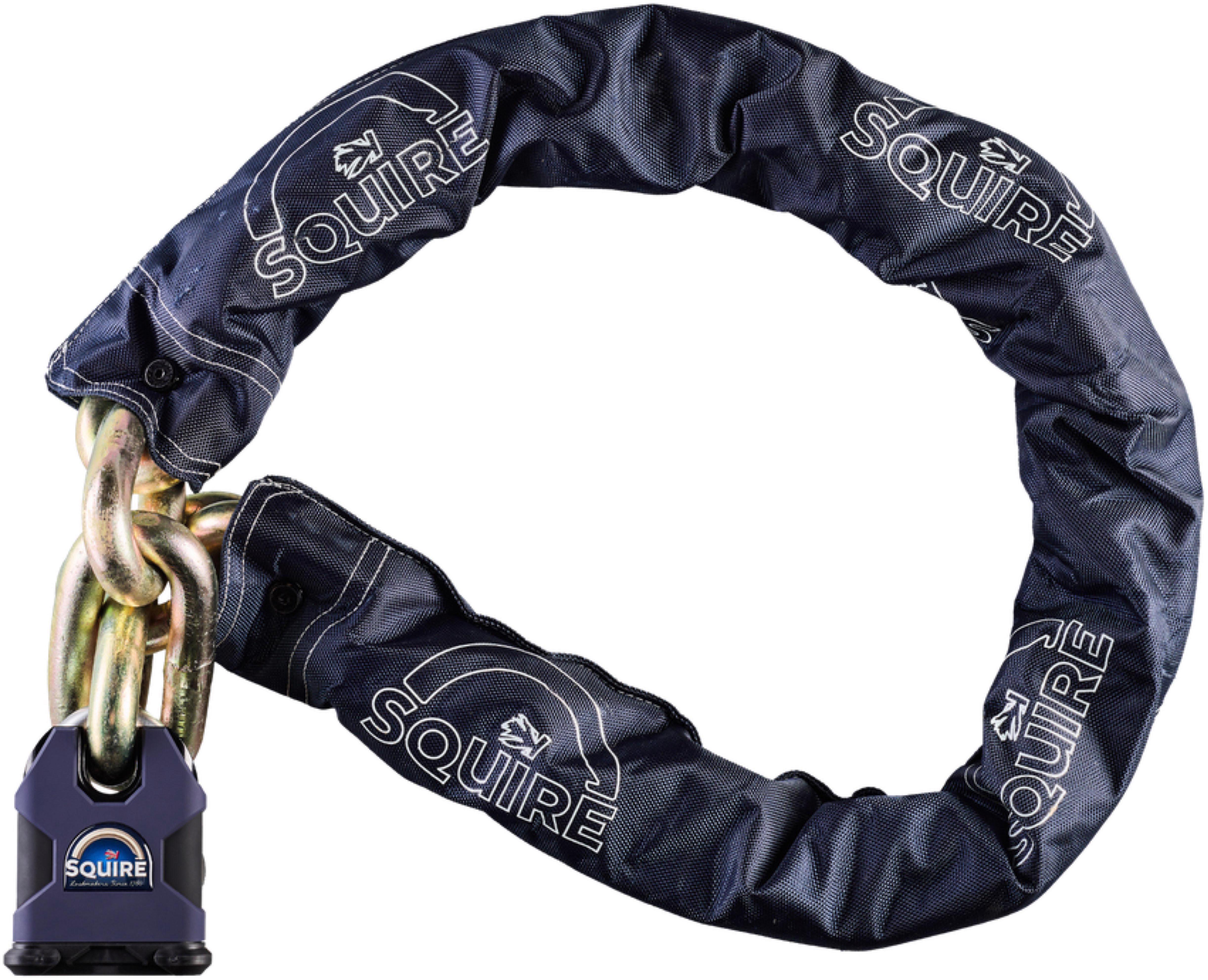 Squire Leviathan SS80CS Lock & Chain | Halfords UK