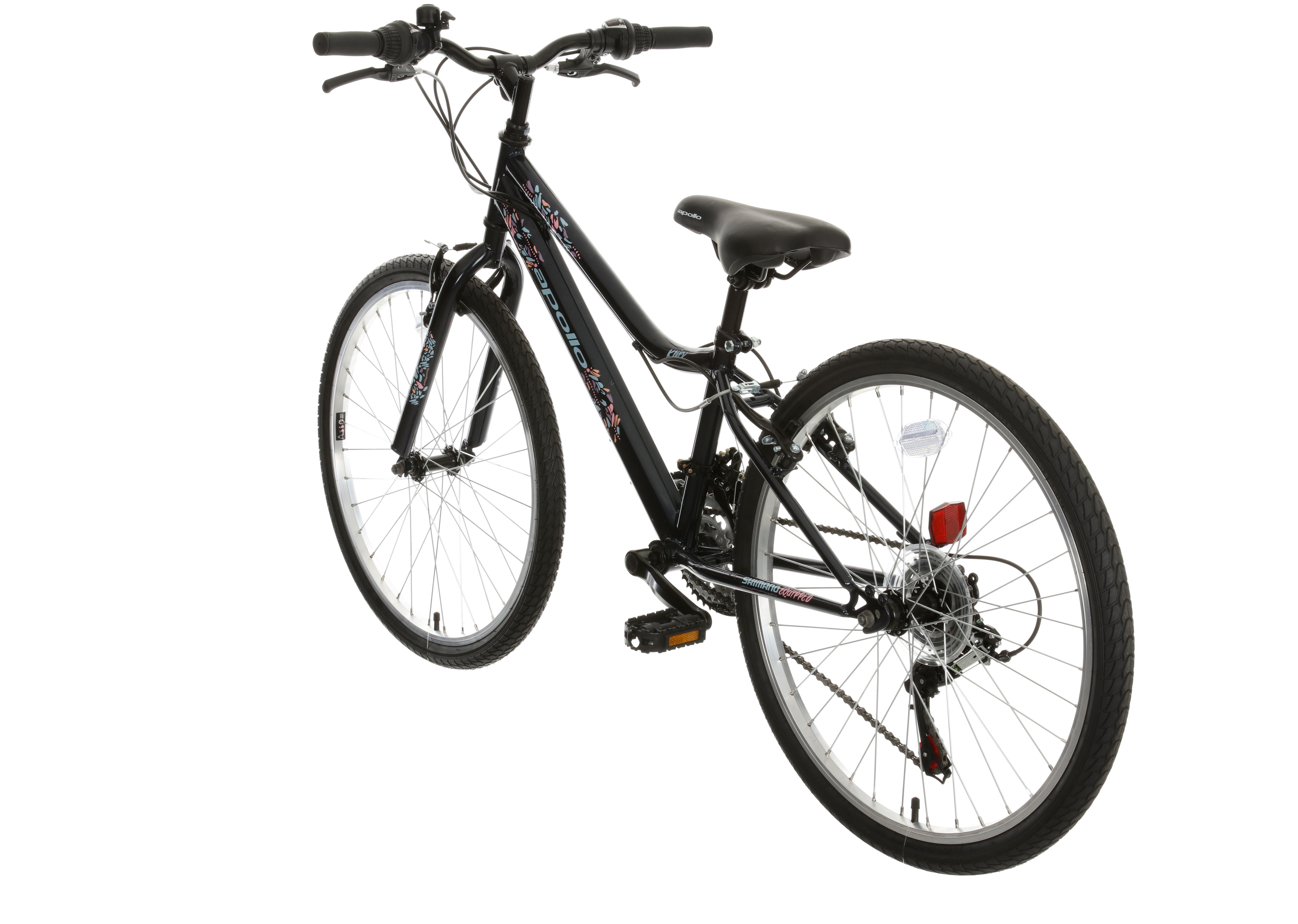 Second Hand Grade B Apollo Kinx Junior Hybrid Bike 24" Wheel Halfords ...