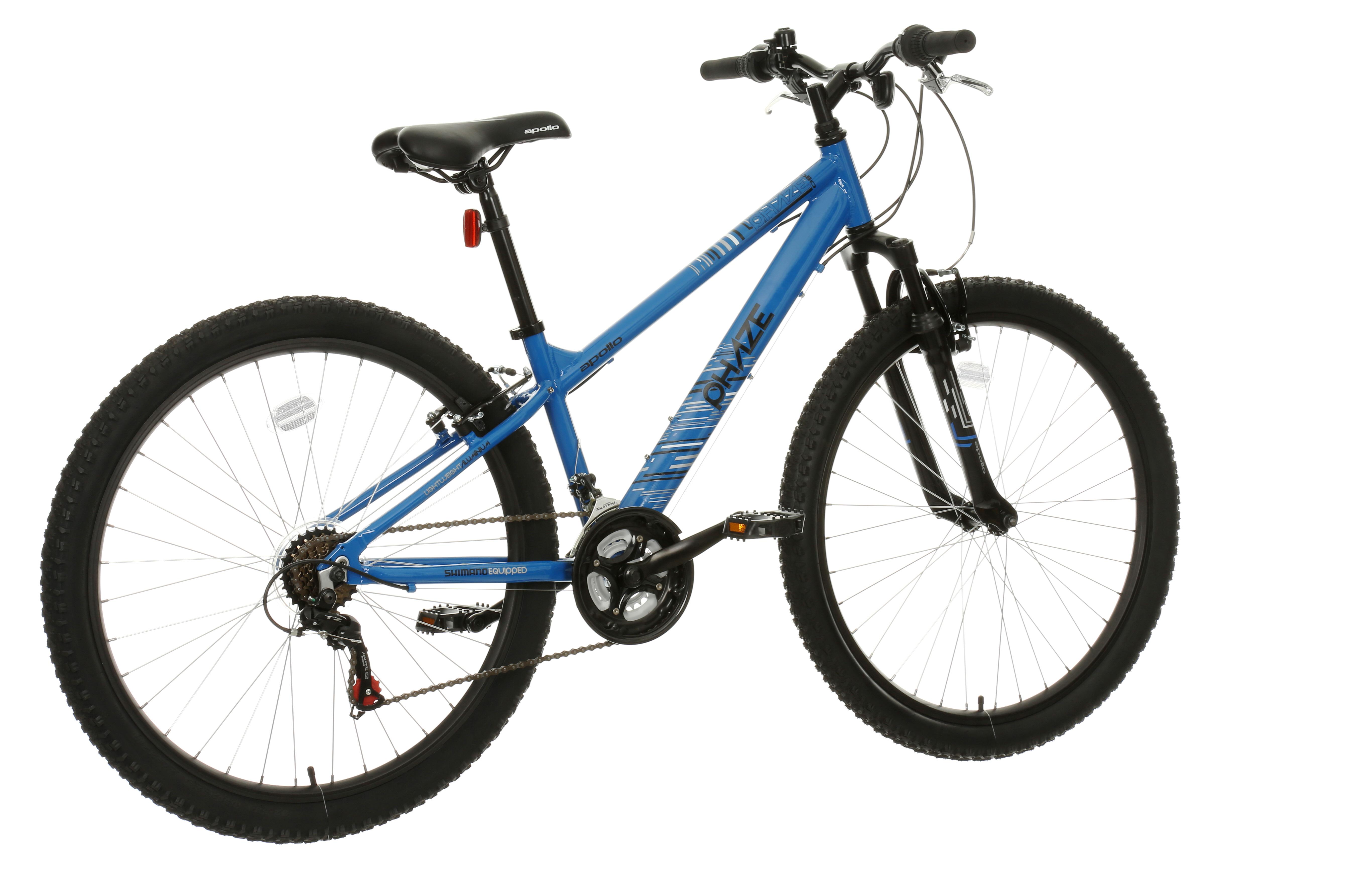 Apollo Phaze Mens Mountain Bike Blue 14", 17", 20" Frames Halfords UK ...