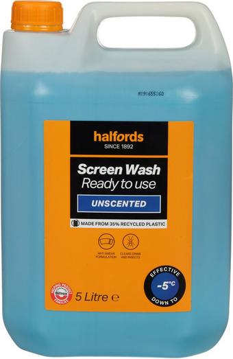 Halfords -5 Ready Mixed Screenwash 5L | Halfords UK