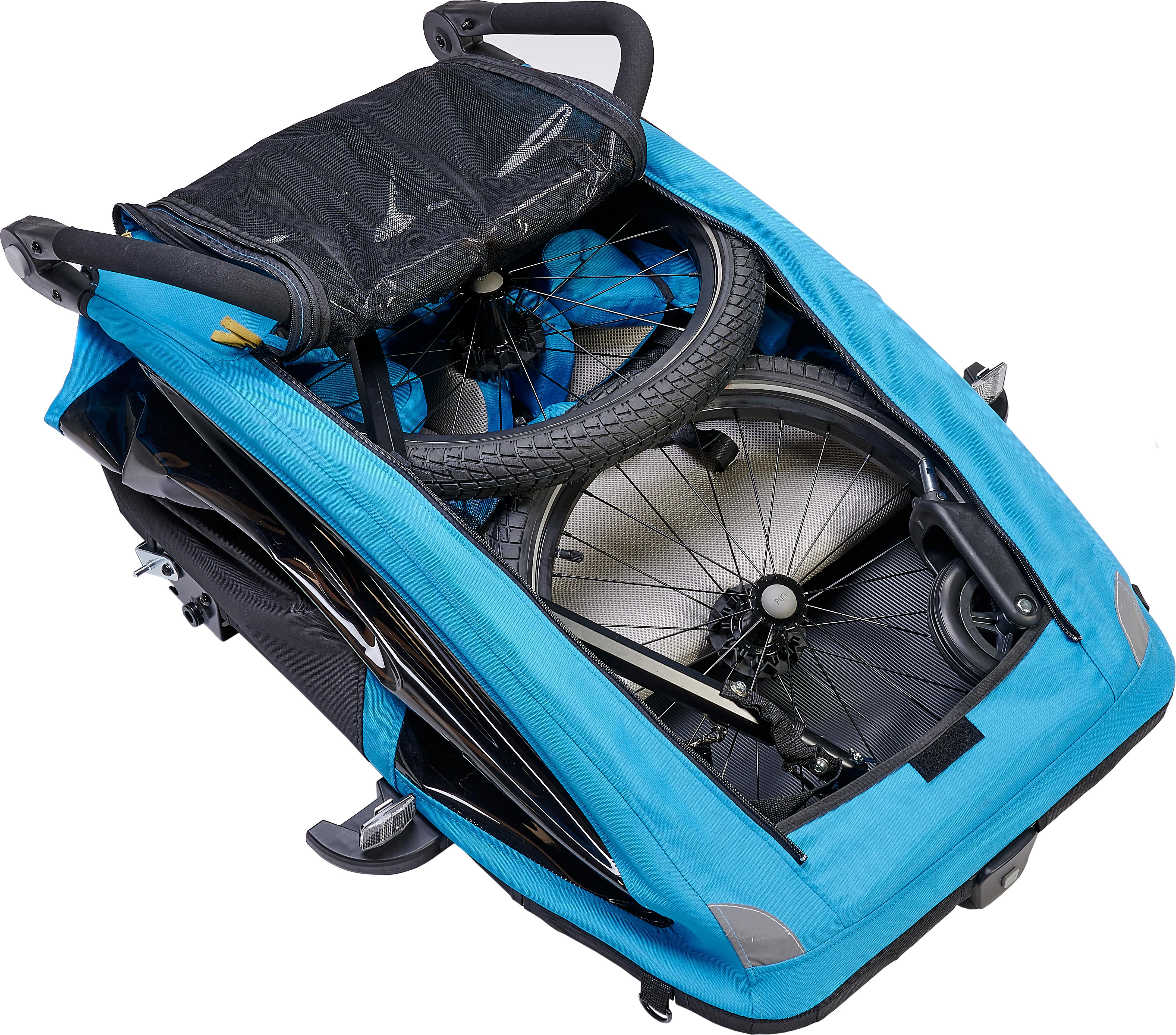Halfords single bike trailer online