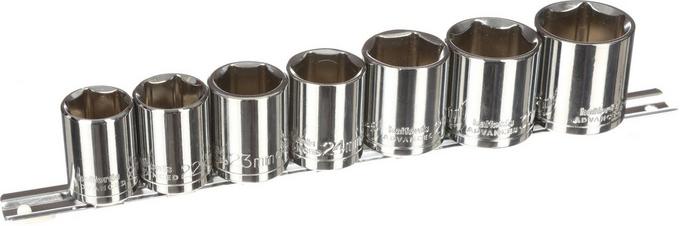 Halfords Advanced 7 Piece 1 2 Drive Socket Rail Set Halfords UK