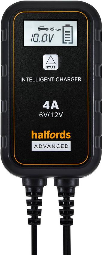 Halfords Smart Motorcycle Battery Charger (4A) | Halfords UK