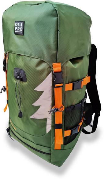 Olpro Sharman 40L Adventure Rucksack - Green | Halfords UK