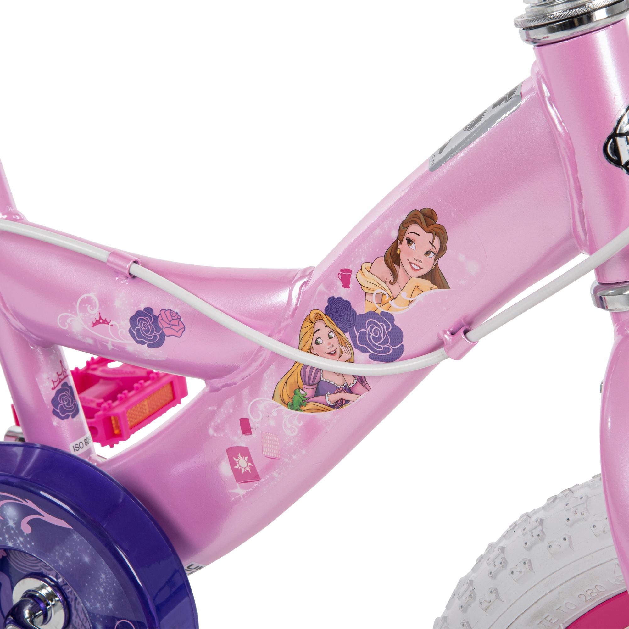 Cheap 16 inch disney princess bike with doll carrier Hotsell