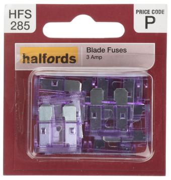 Halfords Blade Fuses 3 Amp (FUSE183) | Halfords UK