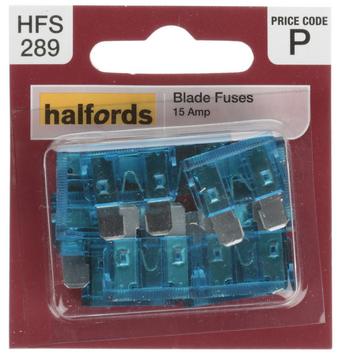 Halfords Blade Fuses 15 Amp (FUSE187) | Halfords UK