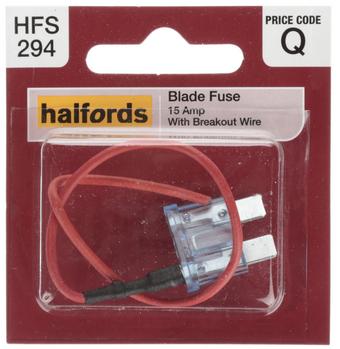 Halfords Blade Fuse + Breakout Wire 15 Amp (FUSE194) | Halfords UK