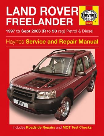 Haynes Land Rover Freelander (97 to Sept 03) Manual | Halfords UK
