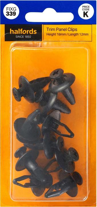 Halfords Trim Panel Clip (FIXG339) | Halfords UK