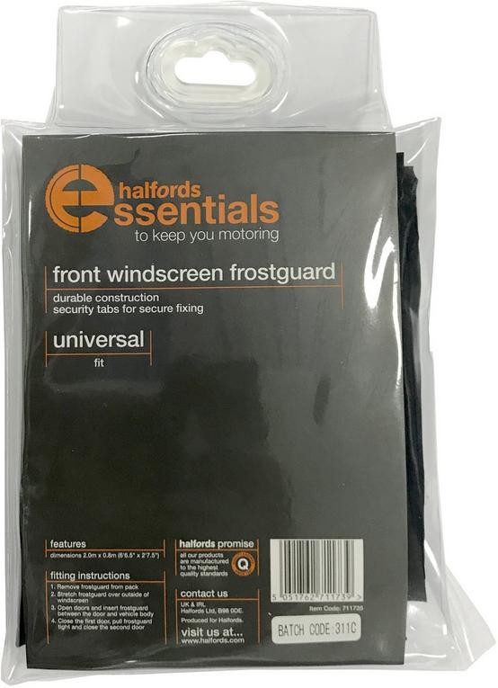Halfords windscreen protector store
