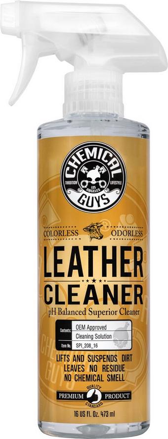 Chemical Guys Leather Cleaner Colourless/Odourless 16oz | Halfords UK