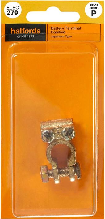 Halfords Japanese Positive Battery Terminal ELEC270 Halfords UK