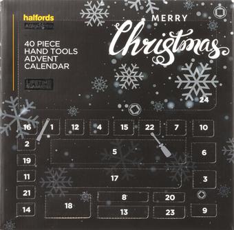 Halfords Advanced 40pc 1/4" Dr Socket Set Advent Calendar | Halfords UK