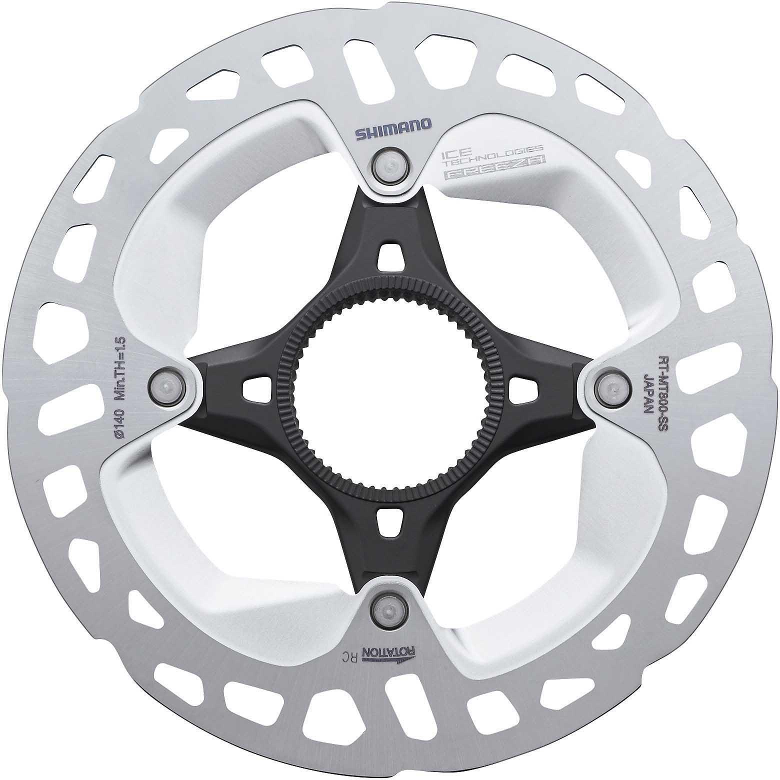 Shimano RT-MT800 Ice Tech FREEZA Disc Rotor, External Lockring ...