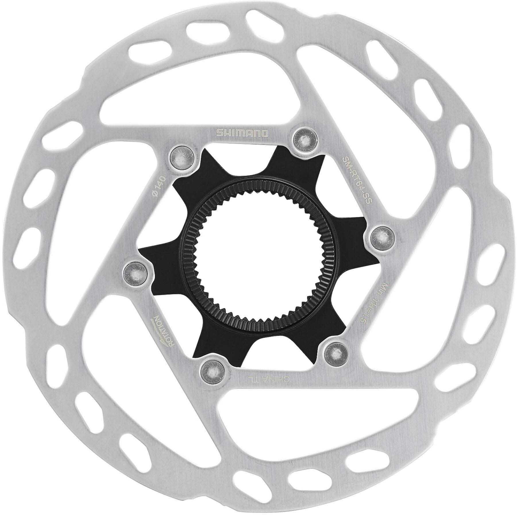 Shimano Deore SM-RT64 Disc Rotor, Internal Lockring | Halfords UK
