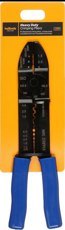 Halfords crimping set store