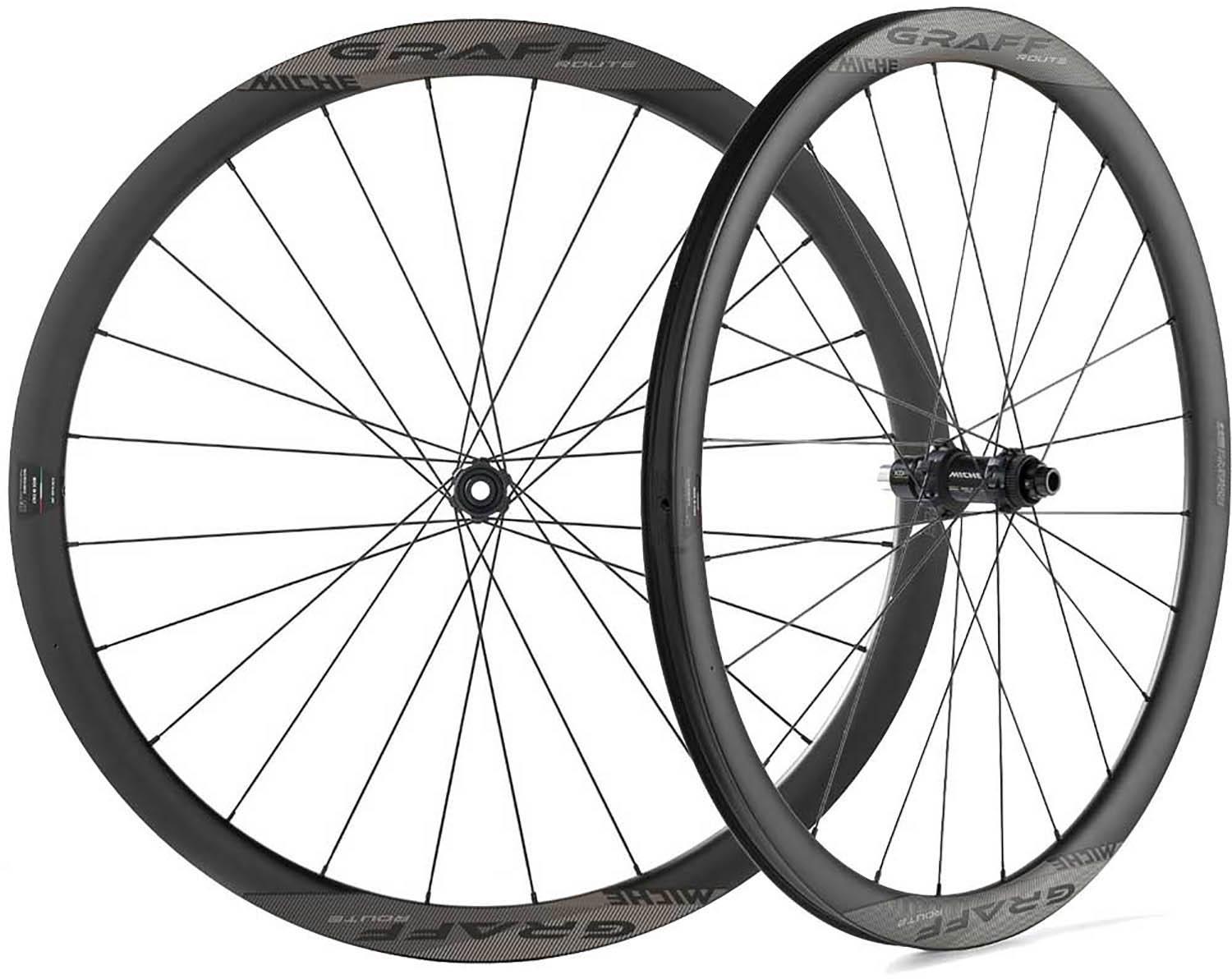 Miche Graff Route Gravel Carbon Disc Wheelset | Halfords UK