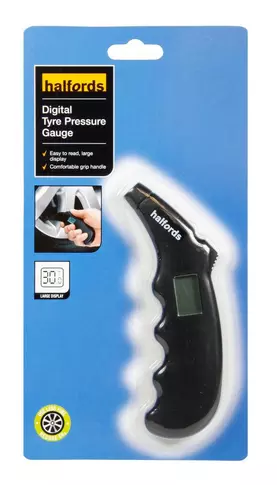 Tyre pressure gauges at halfords store